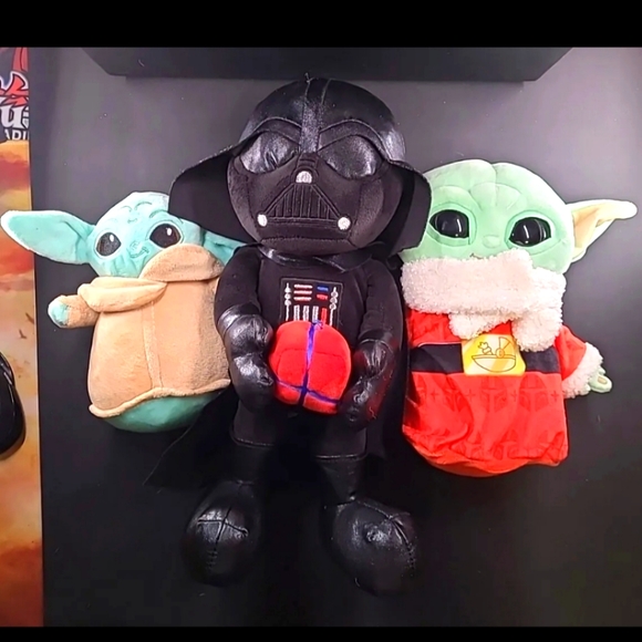Star Wars | Toys | Star Wars Plush Lot Holiday Darth Grogu W Mini ...